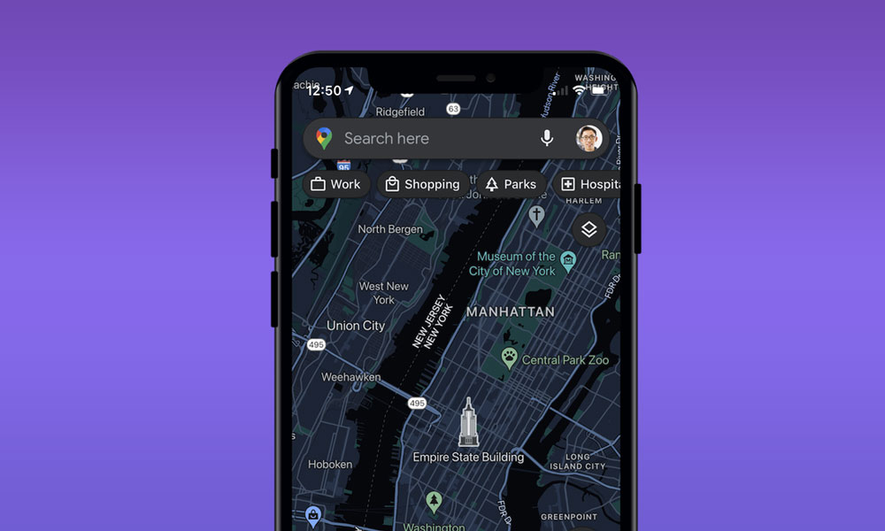 IOS Google Maps Dark Mode MyTech Myanmar